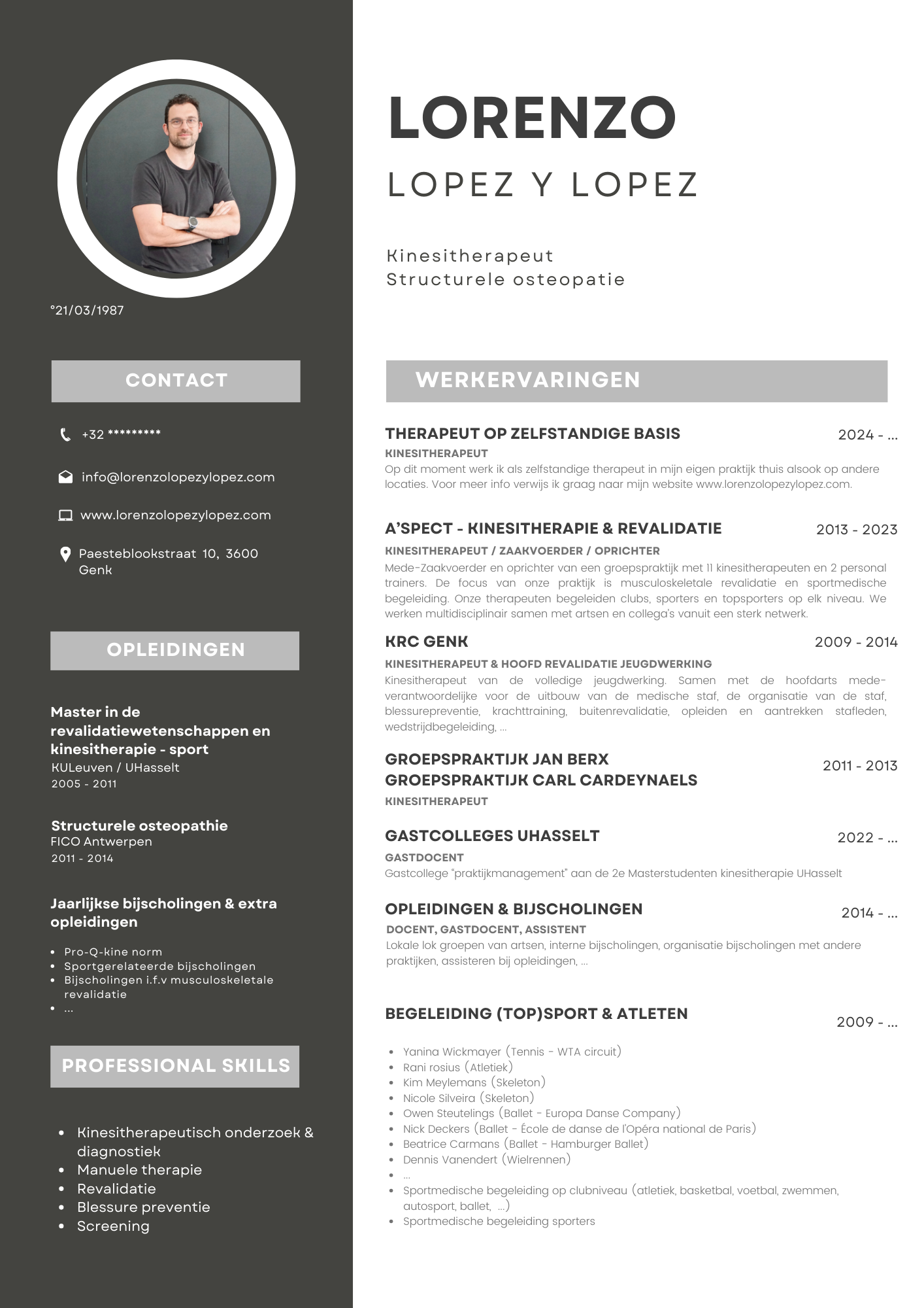 Over mij – Lorenzo Lopez y Lopez